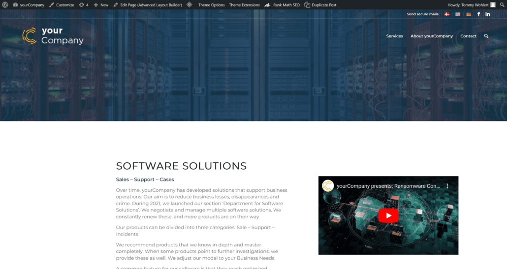 Software Solutions - RC - Ransomcare - yourCompany